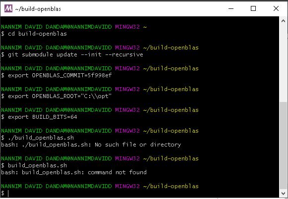 Error Running Openblas Probably Missing A Step · Issue 10991 · Scipyscipy · Github