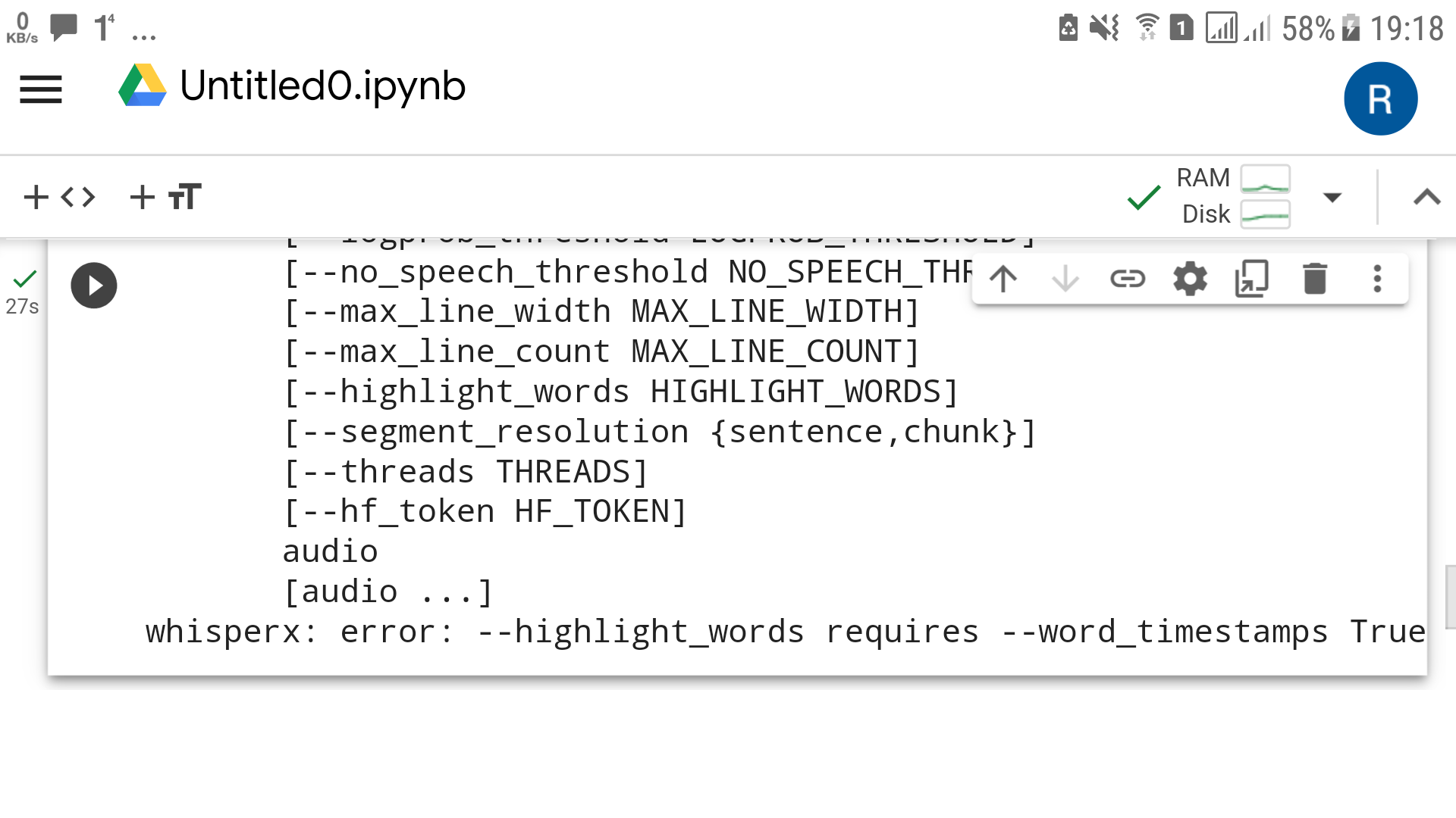 Whisperx error : --highlight_words requires word_timestamps True · Issue #267 · m-bain/whisperX ...