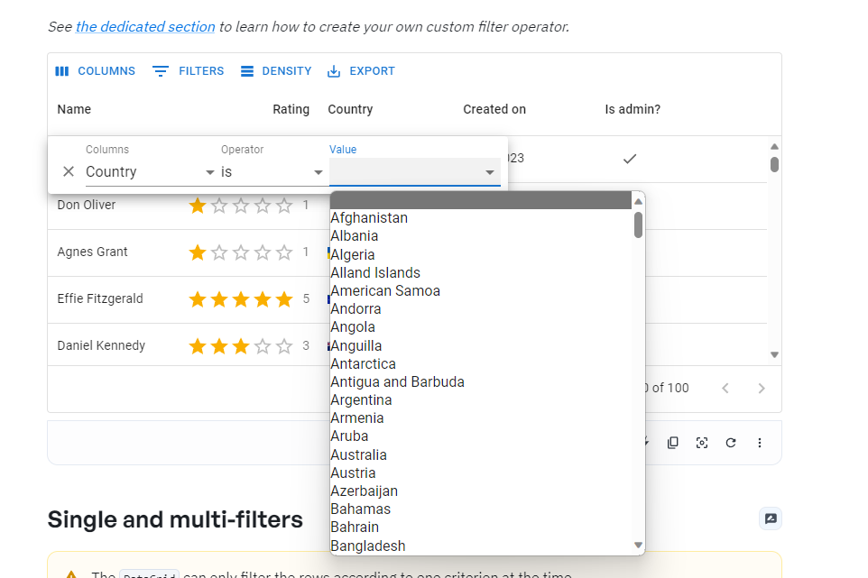 [DataGrid] Allow providing custom text for column with enum type when filtering · Issue #7620 ...