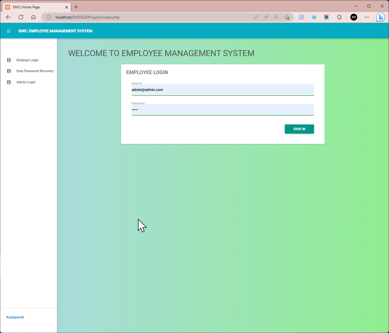 GitHub - SohamKore/Employee-Management-System: This project Allows you ...