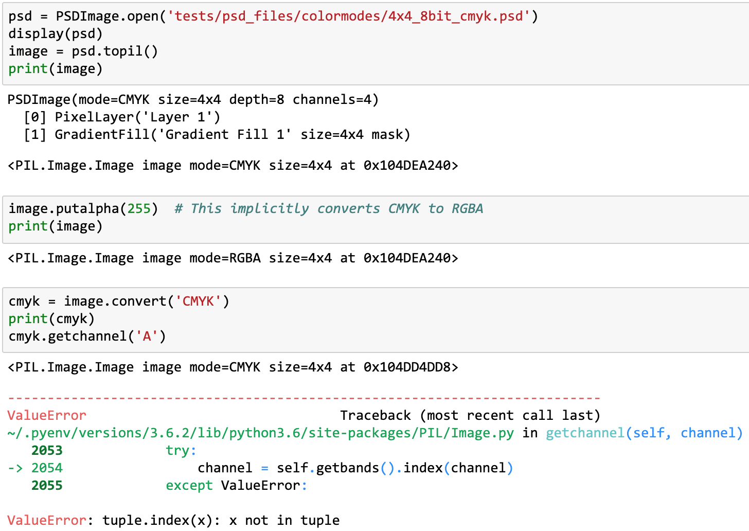 When CMYK's image that have Alpha channel lost in the project, I fix it ...