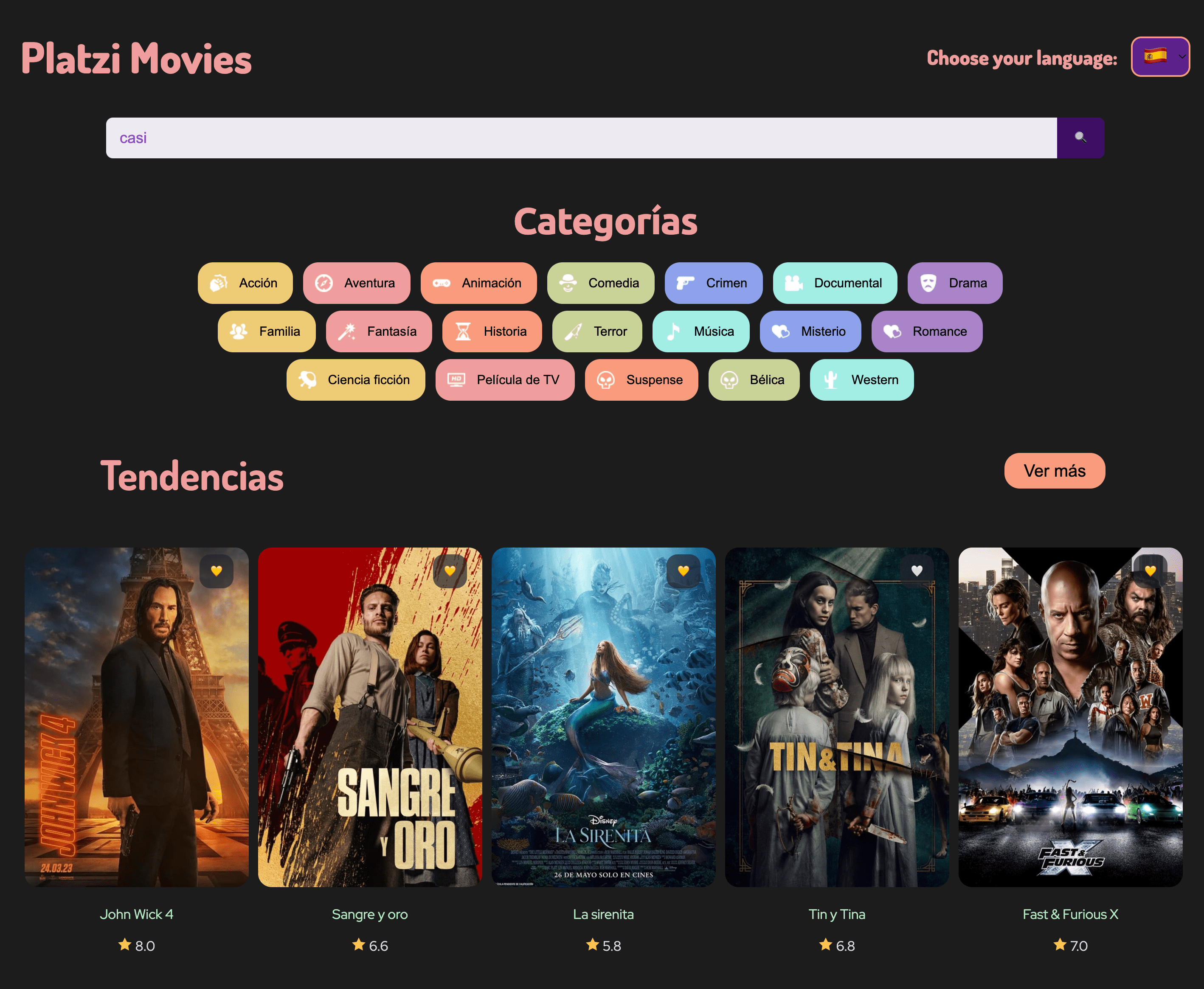 GitHub - Fer-dev-gt/Movies-api-landing-page: Here I'll show my skills and learning of consuming ...
