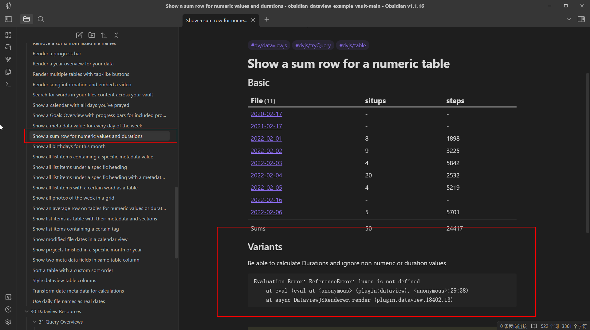 will you please check the page show a sum row for numeric values and durations? · Issue #42 · s ...