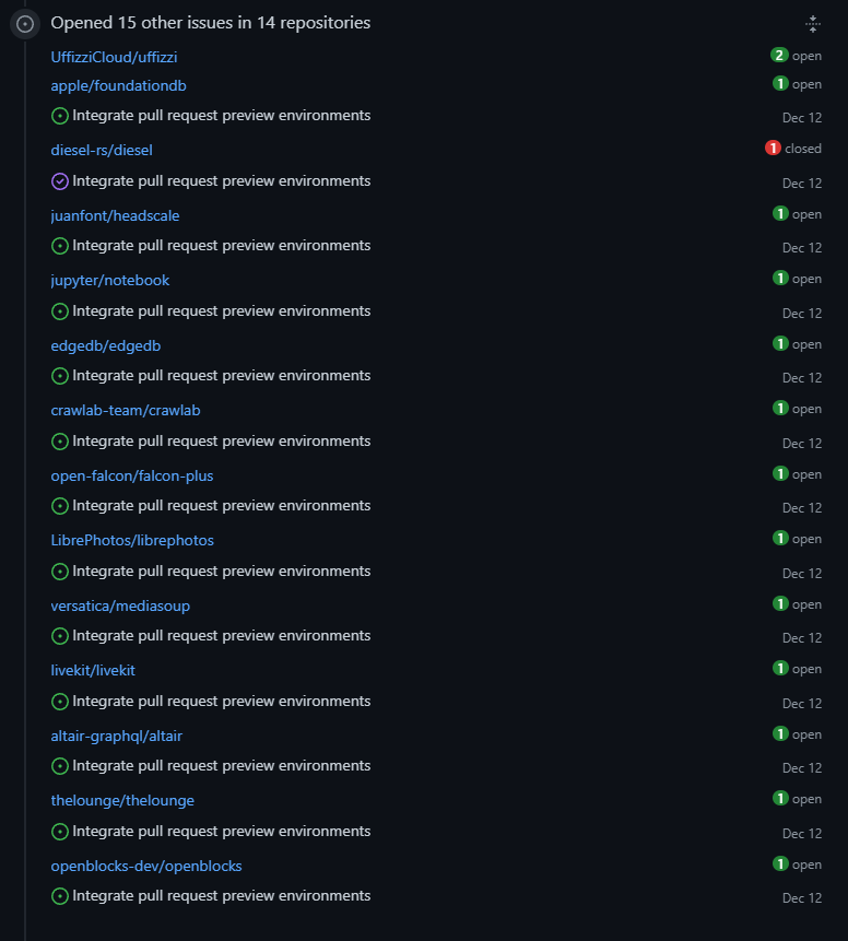 Integrate pull request preview environments · Issue #4652 · thelounge/thelounge · GitHub