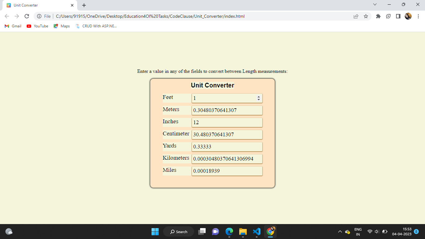 GitHub - pshrutika/CodeClause_Unit_Converter