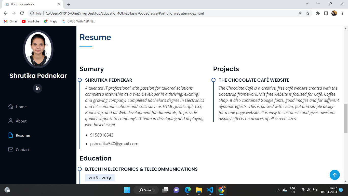 GitHub - pshrutika/CodeClause_Portfolio_Website