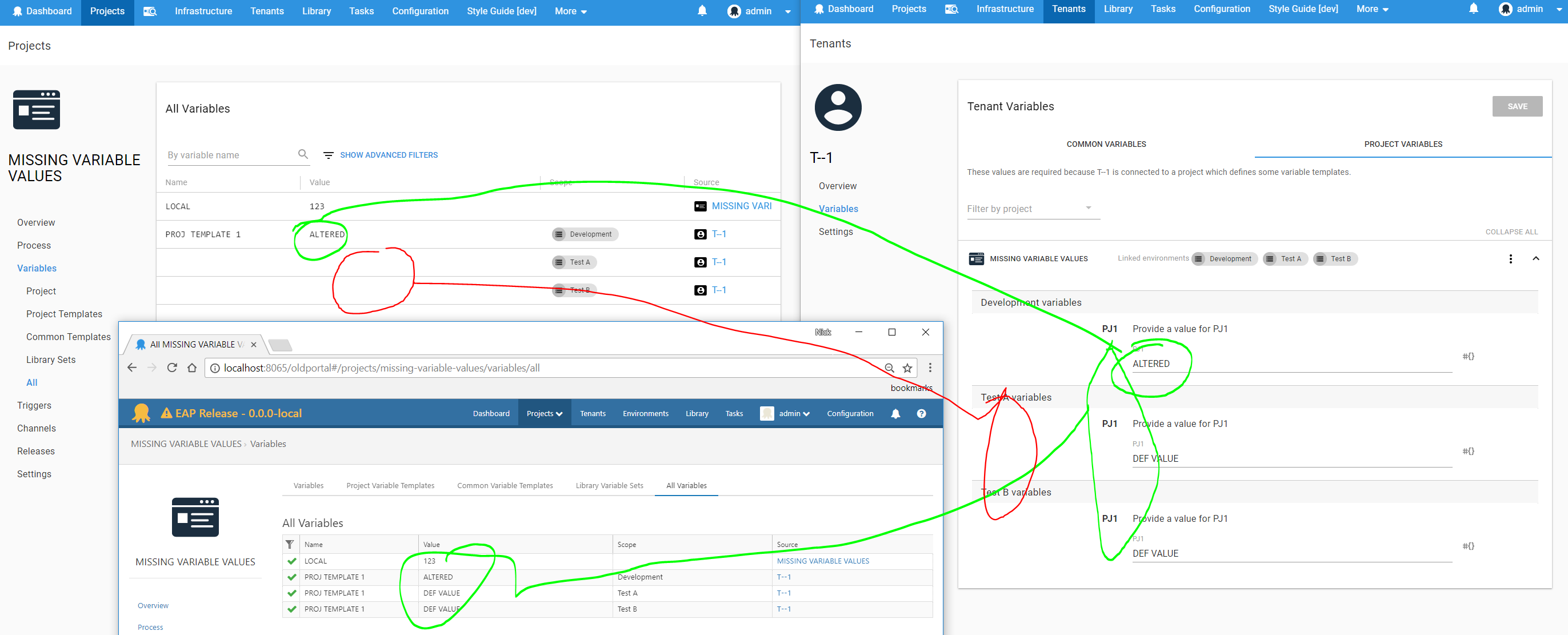 Default Values On Tenant Variables Are Not Displayed On V4 Variable Editor · Issue 4320