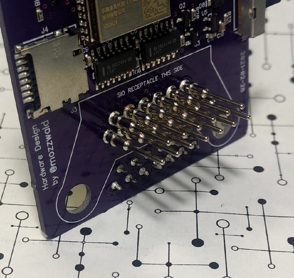 SIO Receptacle pins are short preventing some cables from remaining ...