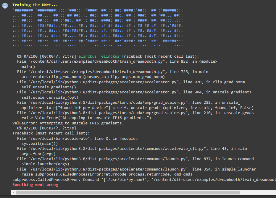 Training on custom model · Issue #1312 · TheLastBen/fast-stable-diffusion · GitHub