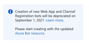 Bot channels registration deprecation · Issue #4055 · MicrosoftDocs/msteams-docs · GitHub
