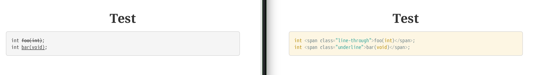 code block with default syntax highlightning and `subs="quotes"` breaks ...
