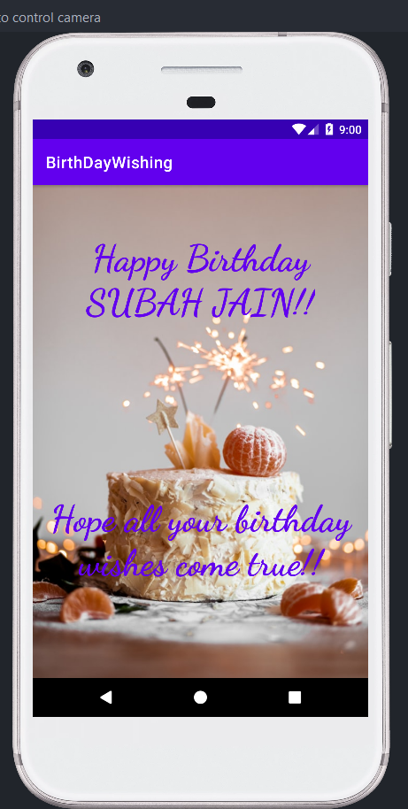 GitHub - manishsubah/BIRTHDAY-WISHING-APP: BirthDay Wishing