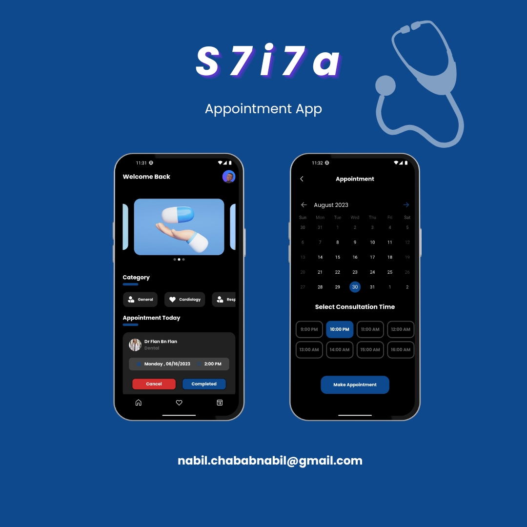 GitHub - NabilChabab/appointment-app-flutter