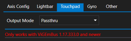 Passthru mode in Lightbar, Touchpad and Gyro tab doesn't work · Issue #2709 · Ryochan7 ...