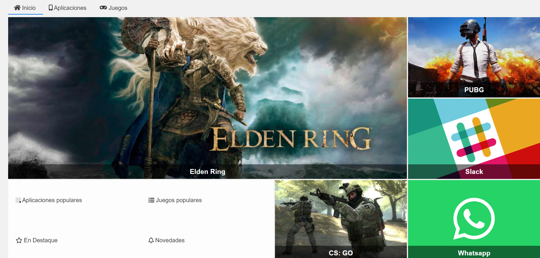 GitHub - CodeSphinxGamer/Web--Juegos-Populares: Pagina web realizada con CSS GRID