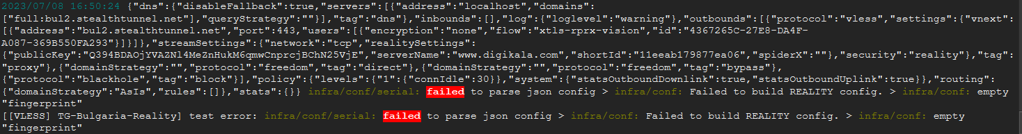 Some Reality connections still give error (infra/conf: empty "fingerprint") · Issue #695 ...
