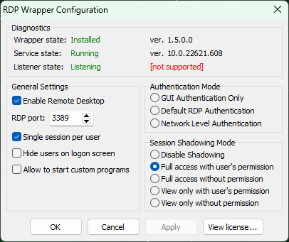 Windows 11 22621.819 · Issue #2054 · stascorp/rdpwrap · GitHub