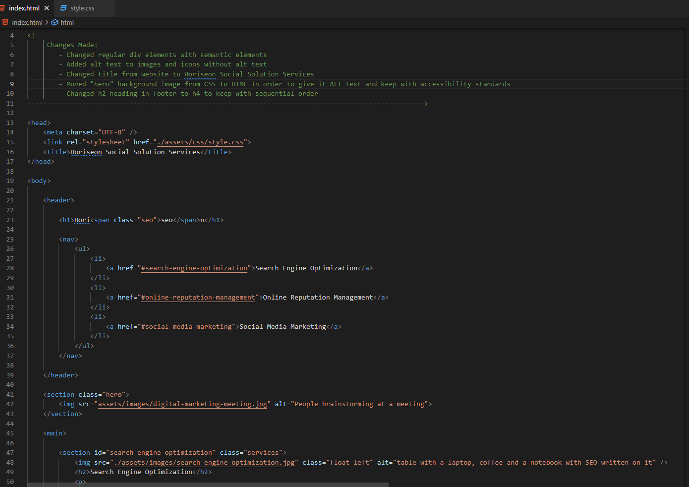 GitHub - tanvirkhon/website-rebrand: Week One Challenge - HTML & CSS