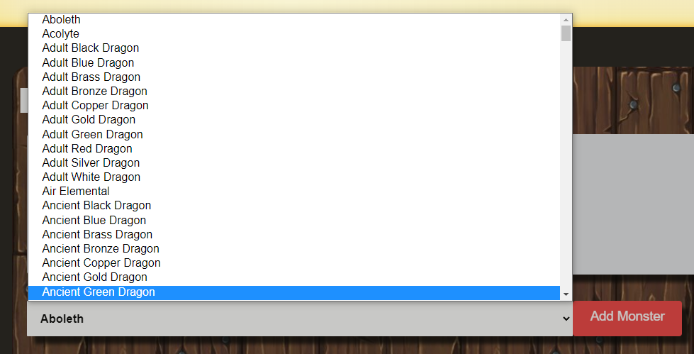 GitHub - tanvirkhon/dnd-encounter-creator: Repository for UofM Bootcamp