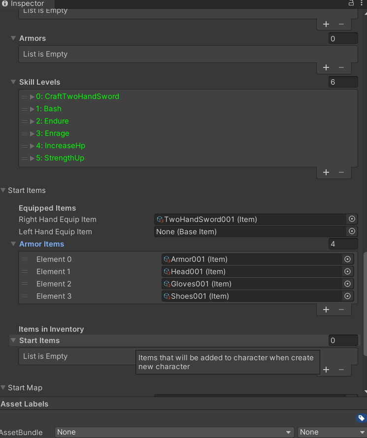 [FeatureRequest/Question] Prespwaned Storage with Items in it · Issue ...