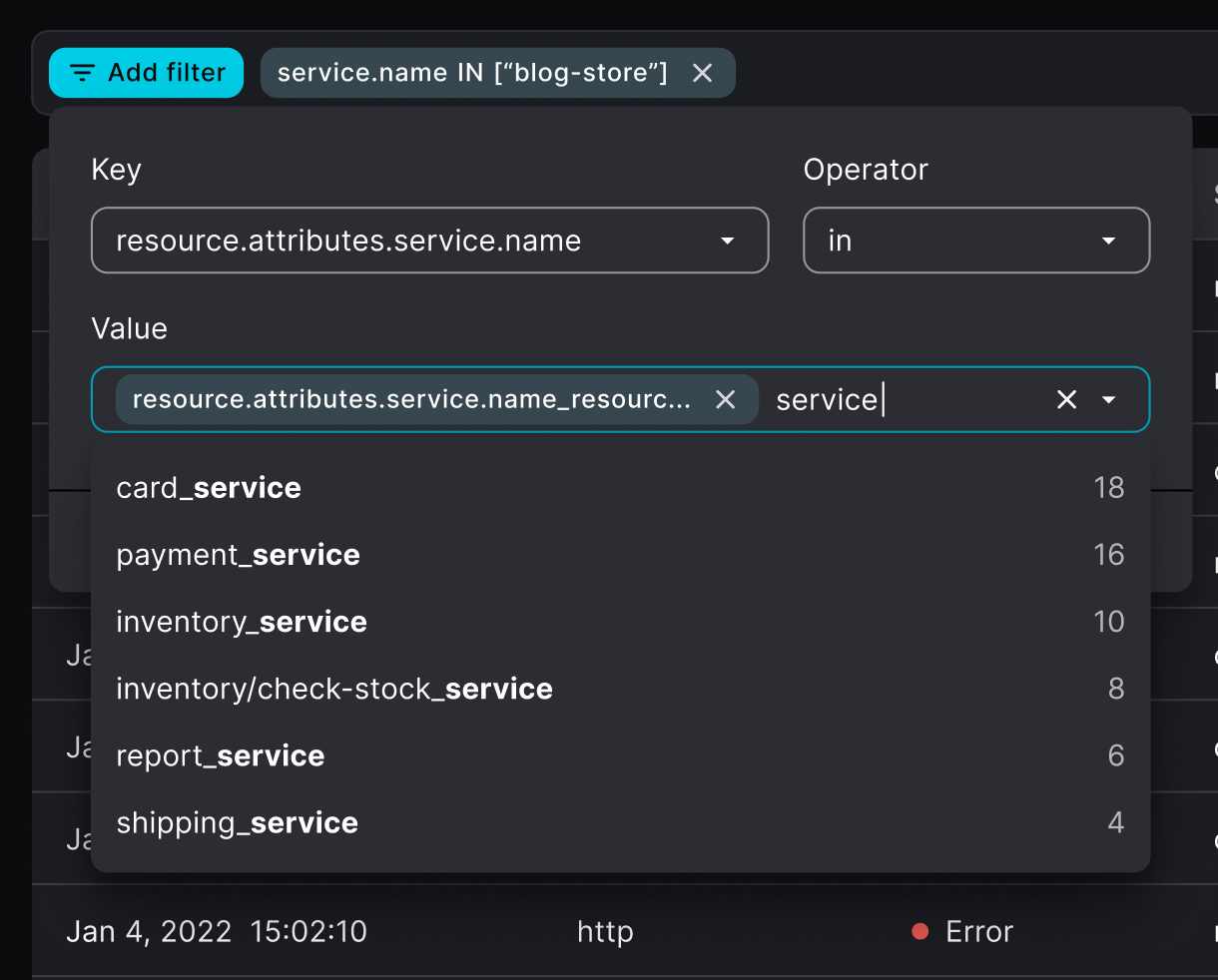 Add "highlight" effect to search/autocomplete components · Issue #965 · teletrace/teletrace · GitHub