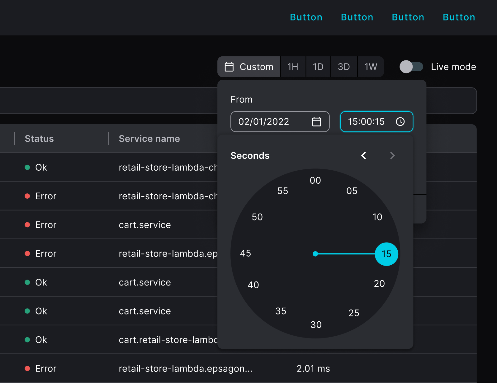 🐞 Choosing seconds in custom date picker · Issue #1052 · teletrace/teletrace · GitHub