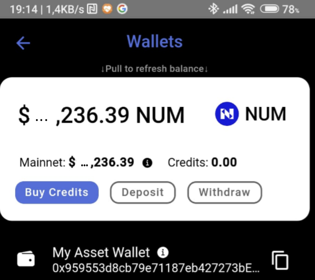 NUM tokens not showing up in CaptureClub · Issue #251 · numbersprotocol/community-support · GitHub