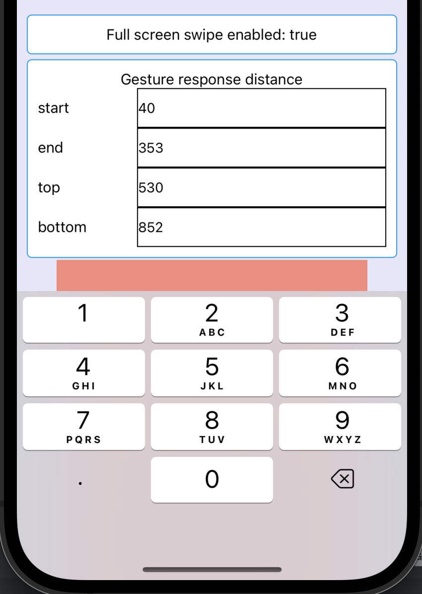 swiping back with fullScreenSwipeEnabled on iOS 17 will make your keyboard go crazy bananas ...
