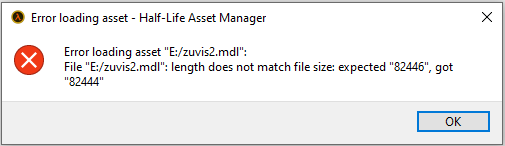 HLAM 1.3 fails to load models with a length and file size mismatch error · Issue #232 ...