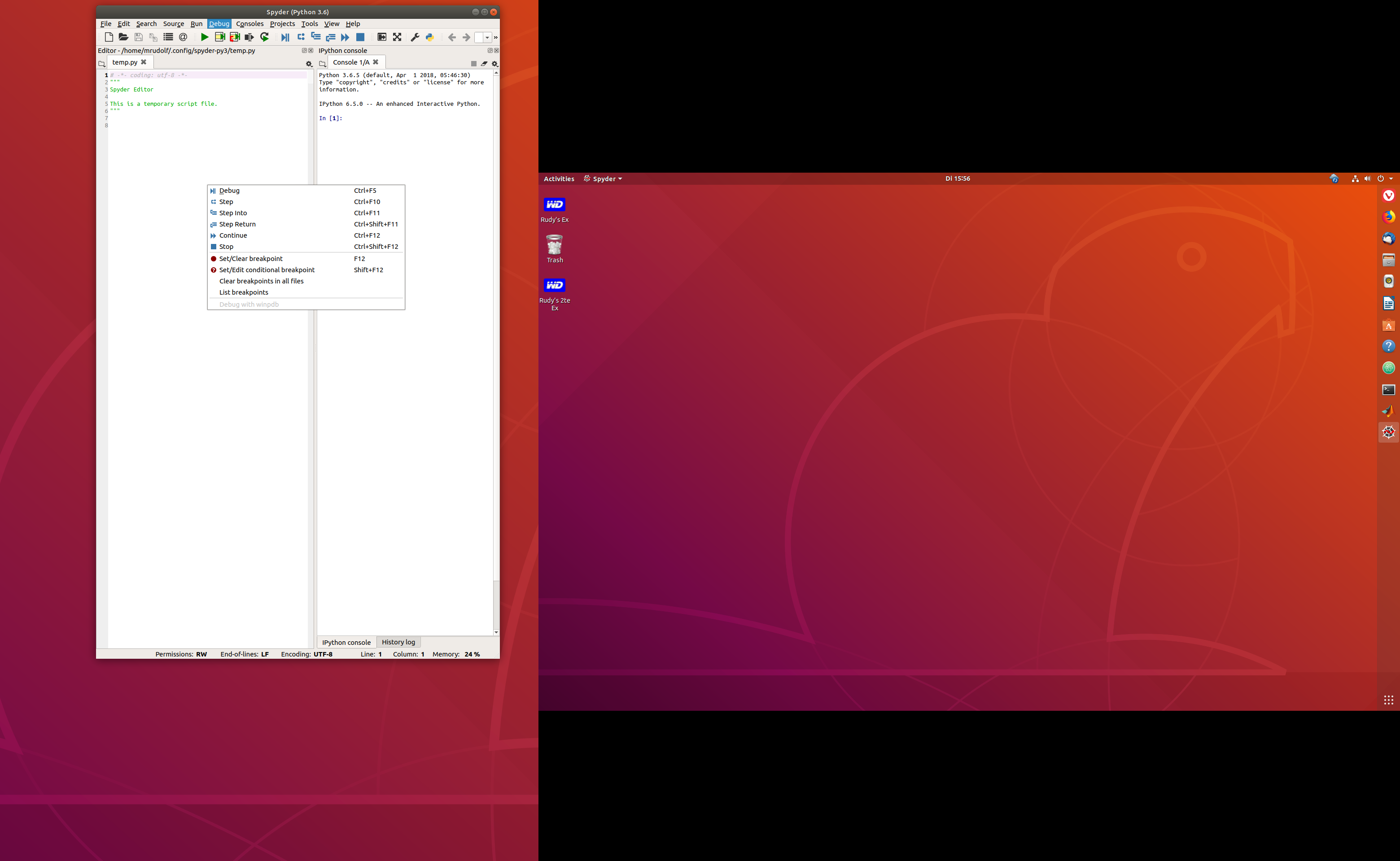 Menu bar drop down not at correct position. · Issue #7626 · spyder-ide ...