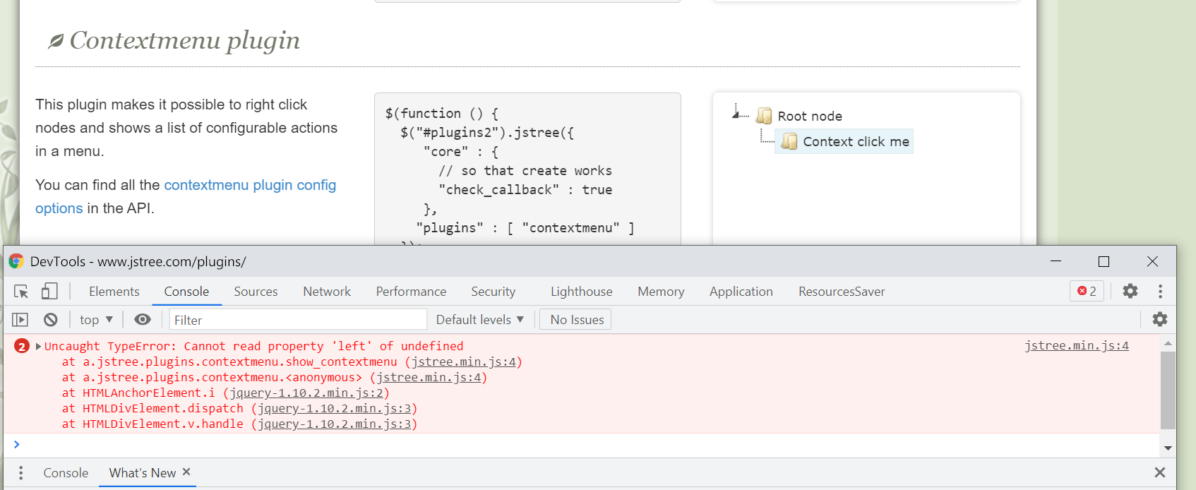 Show Context Menu Exception · Issue 2542 · Vakatajstree · Github 0611