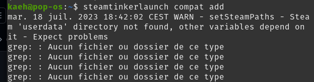 [Pop_Os] setSteamPaths - Steam 'userdata' directory not found · Issue #862 · sonic2kk ...