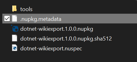 .nupkg.metadata missing when executing 'nuget add -Expand' from Azure DevOps MSBuild task ...