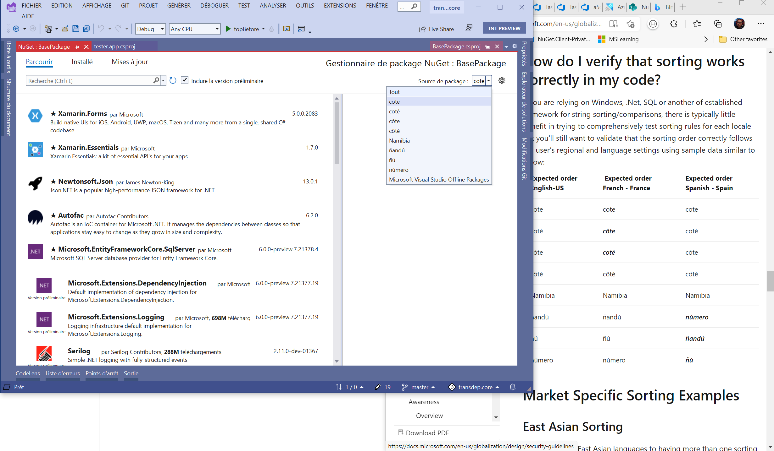 Sort Package Source dropdown list using locale/culture setttings in PM UI · Issue #11298 · NuGet ...