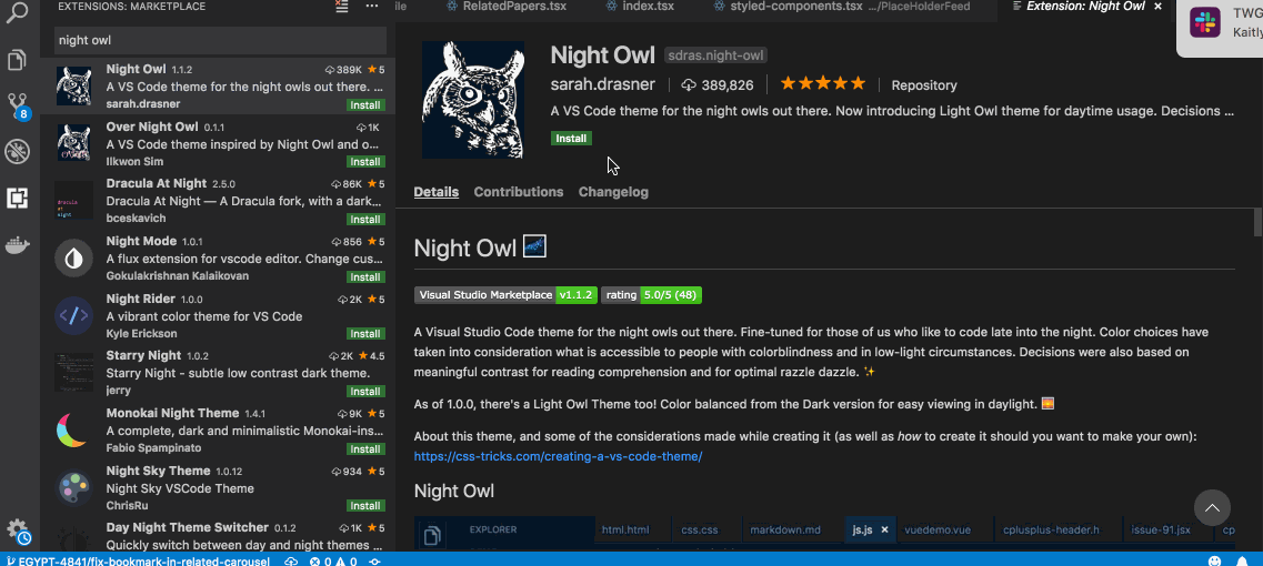 Plugin Not Working At All For Me · Issue 196 · Sdras Night Owl Vscode
