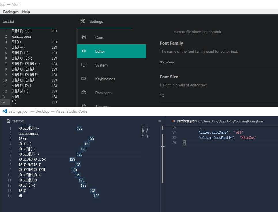 editor text alignment issue · Issue #31952 · microsoft/vscode · GitHub
