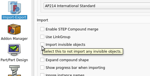 Wrong Tooltip Text For Import Invisible Objects In Step Import Settings · Issue 9941