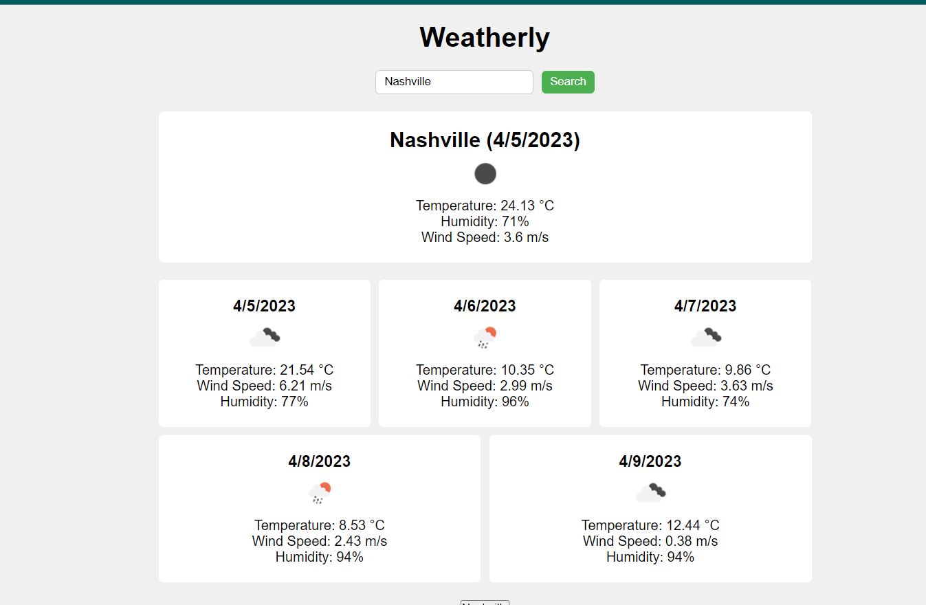 GitHub - colearrington98/Weatherly