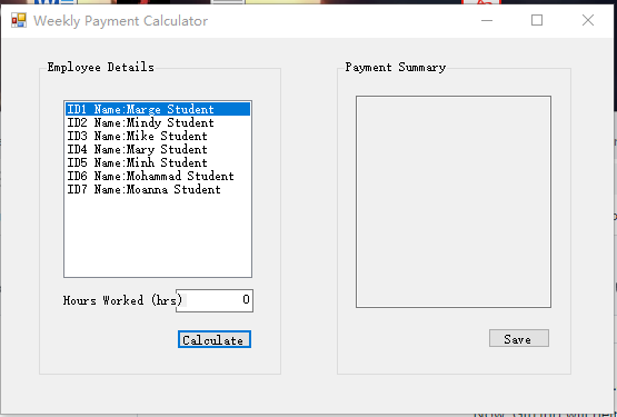 GitHub - lalamiffy/Weekly-Payment-Calculator