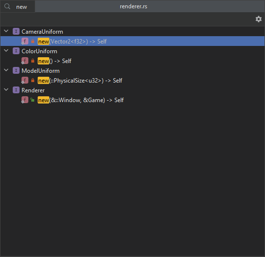 Go To Symbol Does Not Give Enough Information It Only Shows The Function Name And Skips 