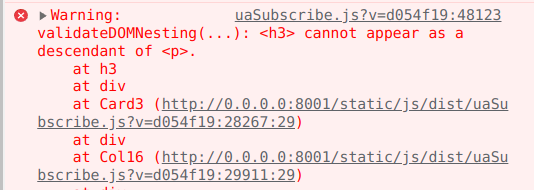 The `content` wrapper is a p and it throws `validateDOMNesting` errors · Issue #789 · canonical ...