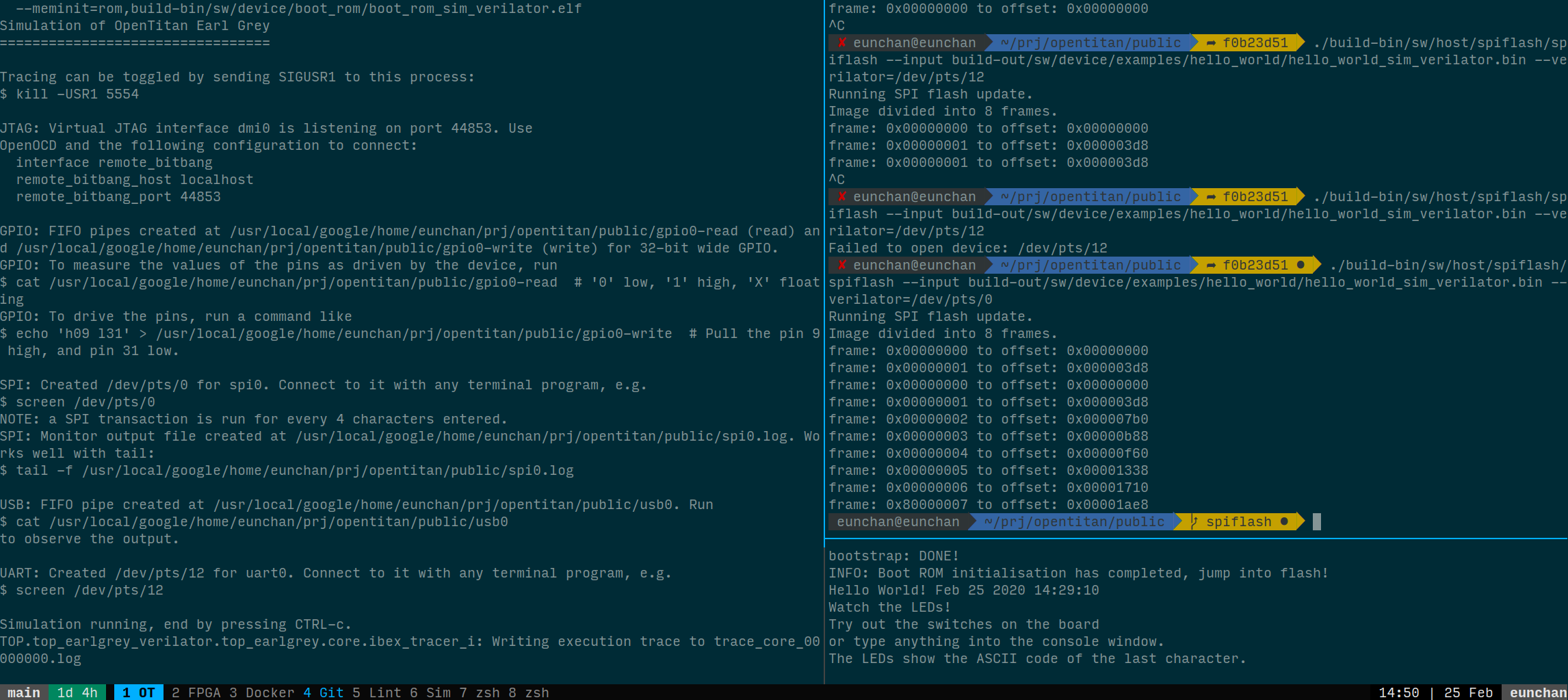 SPI (seemingly broken) on Verilator at head · Issue #1606 · lowRISC/opentitan · GitHub