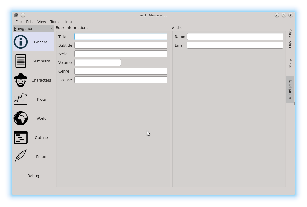 New navigation icon design · Issue #159 · olivierkes/manuskript · GitHub