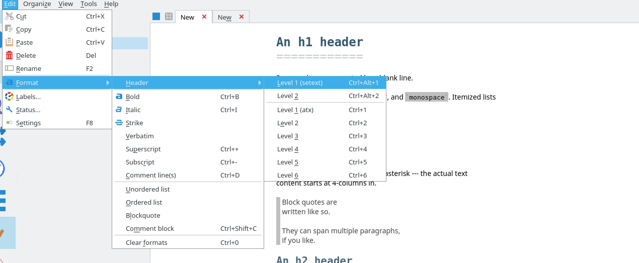 Request for Bullets and Numbering option · Issue #123 · olivierkes/manuskript · GitHub
