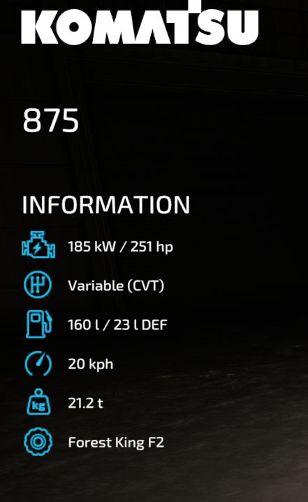 Komatsu Forwarder Pack (HR Forst und Fahrzeugbau) · Issue #60 · ddewar/FS22 ...