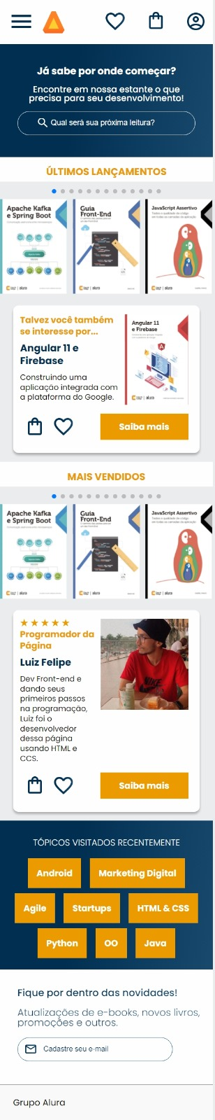 GitHub - luixfelipe0/alura-books: Projeto realizado durante o curso de Responsividade utilizando ...