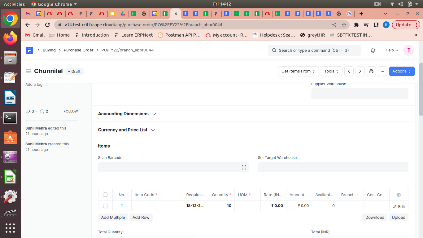 Serviceable items to be fetched automatically in PO · Issue #33645 ...