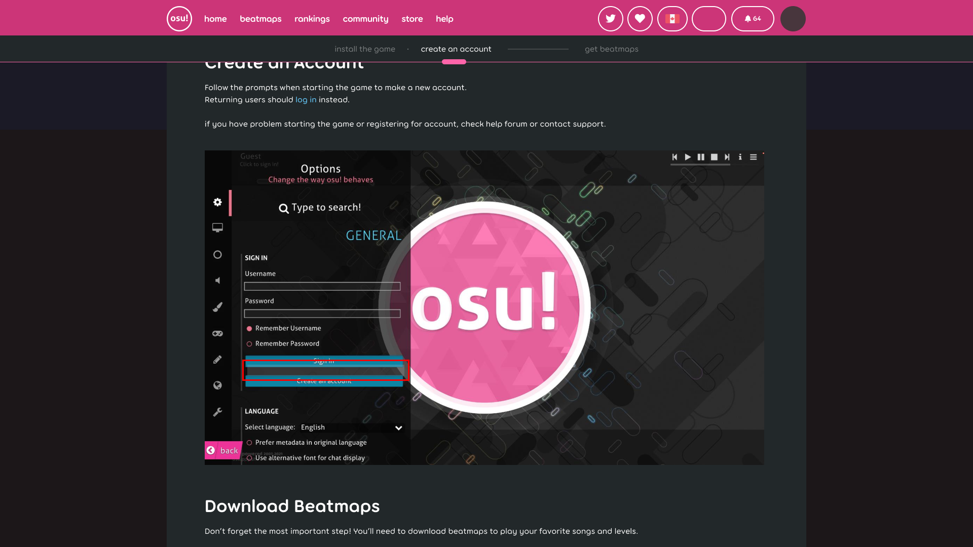 Update design of download page · Issue #8246 · ppy/osu-web · GitHub
