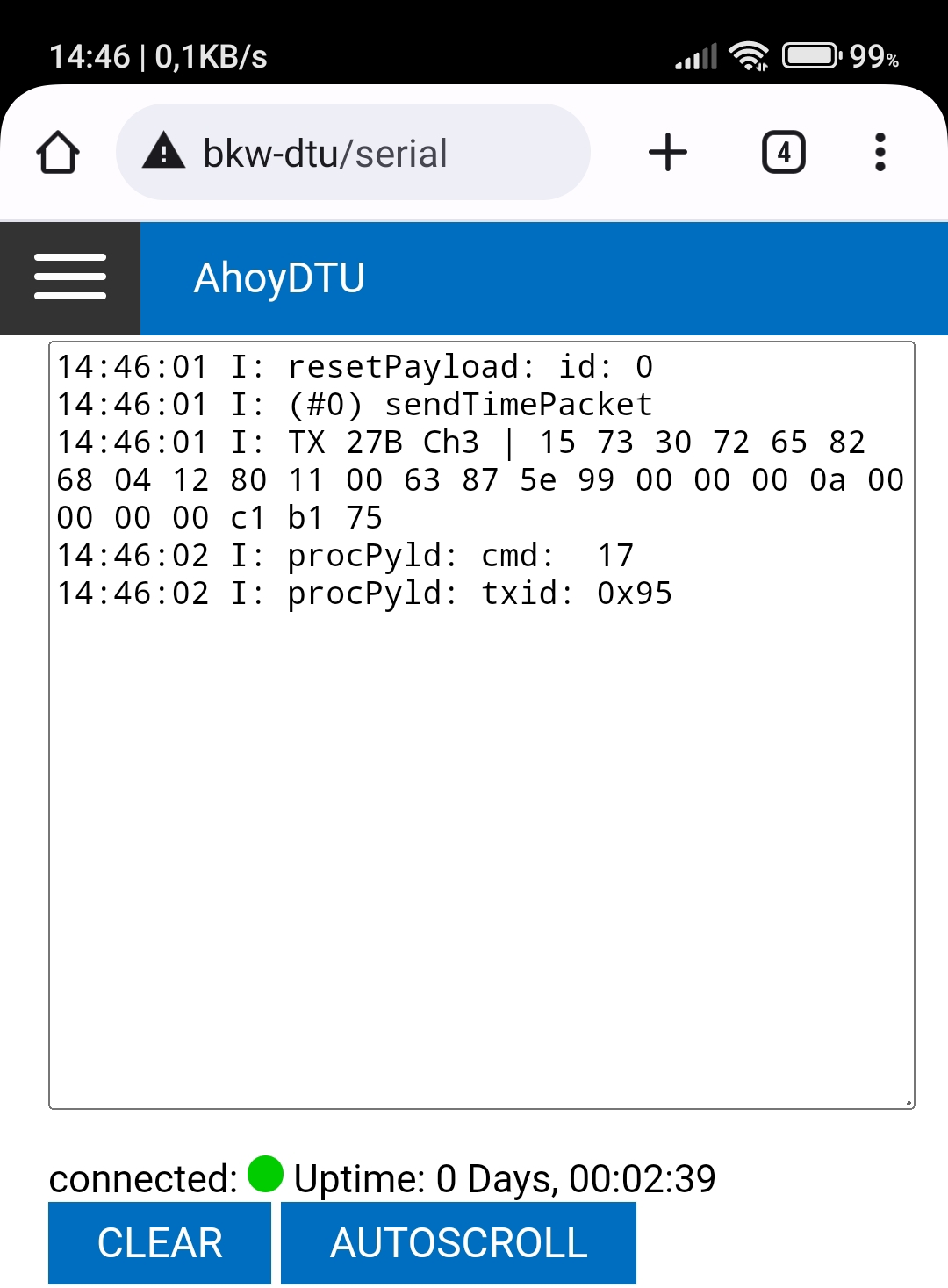 Web Console gibt UTC Zeit aus · Issue #463 · lumapu/ahoy · GitHub