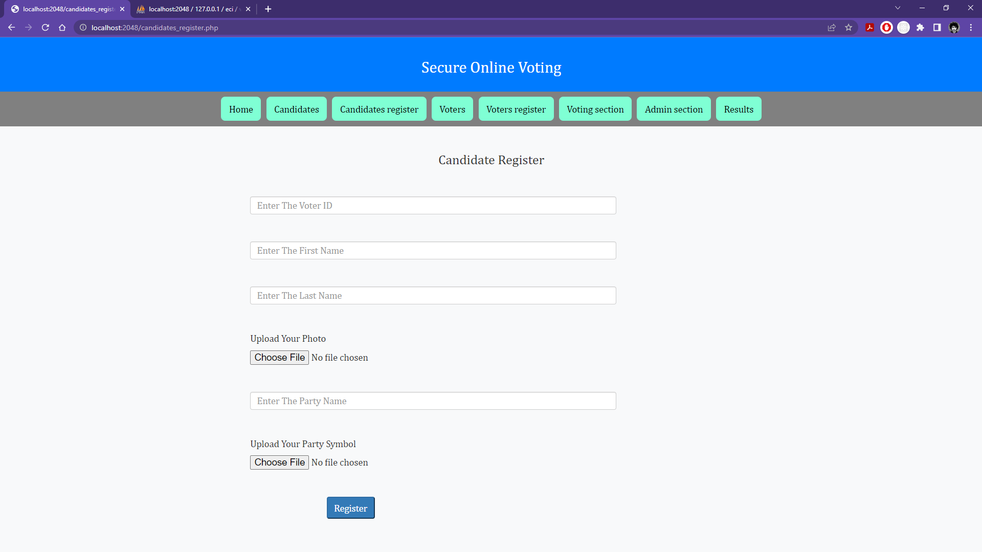 GitHub - Baishakhi2002/Secure-Online-Voting-System-With-Enhanced-Voting ...